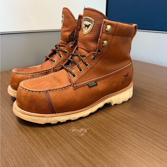 Irish Setter | Shoes | Irish Setter Brown And Cream Moctoe Boots | Poshmark